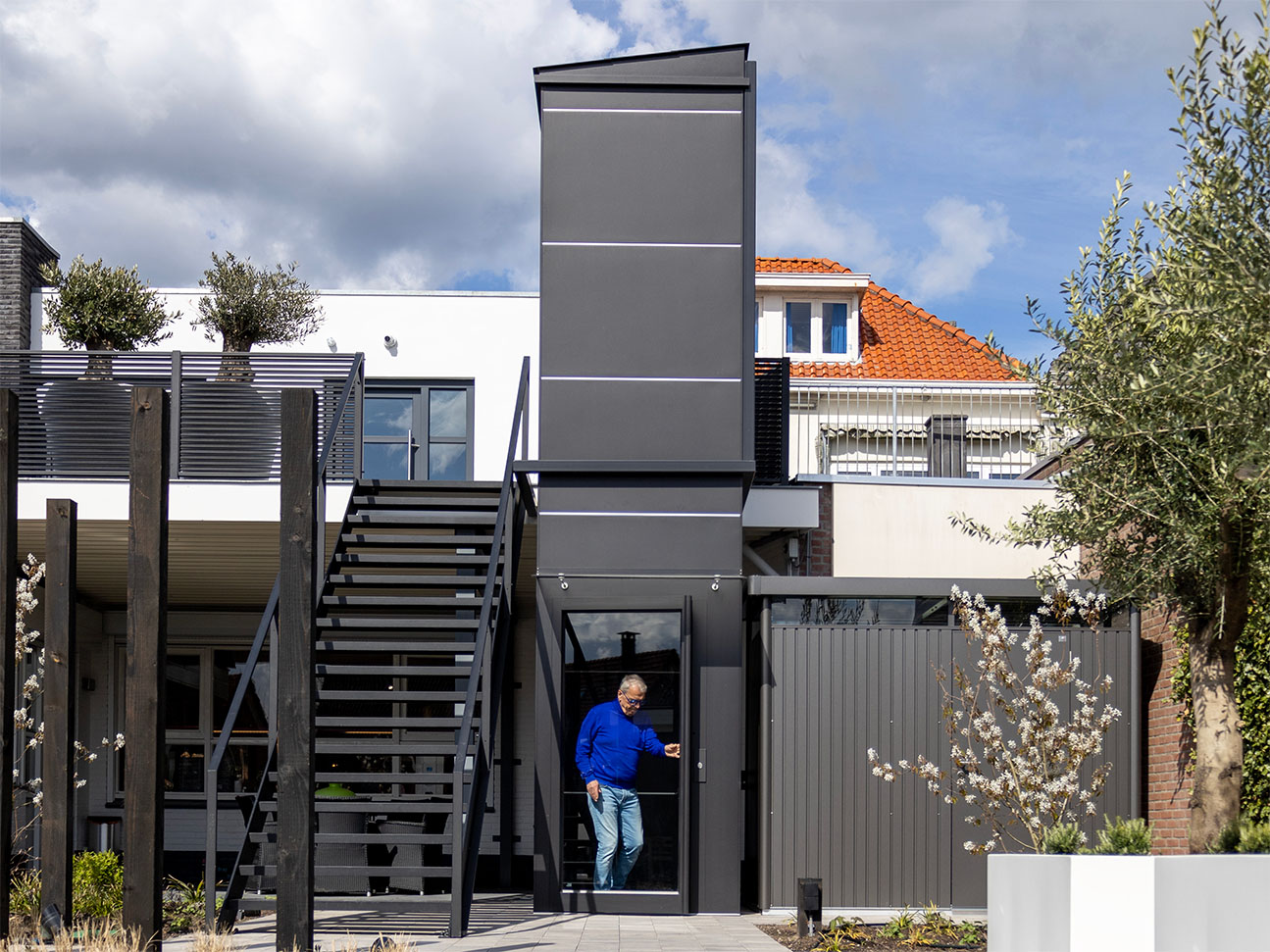 Exterior Home Elevators Home Lift With Cabin MORN LIFT