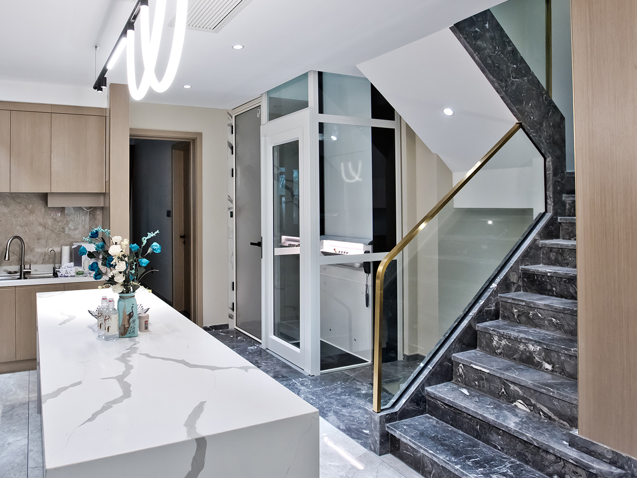 Kalea A4 Mini in a Townhouse - Home Lift - Kalea Lifts Global